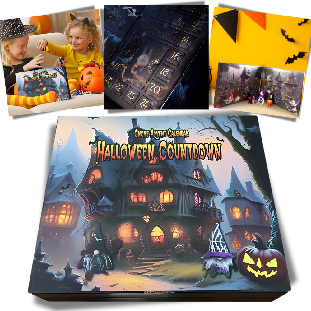 Calendrier de compte à rebours d'Halloween | Calendrier puzzle d ...