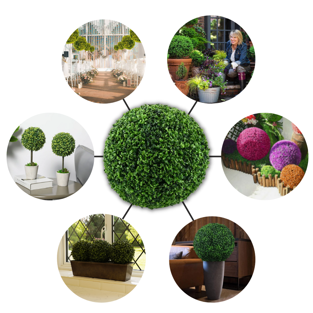 Boules de buis | Boules topiaires | Topiaire artificiel